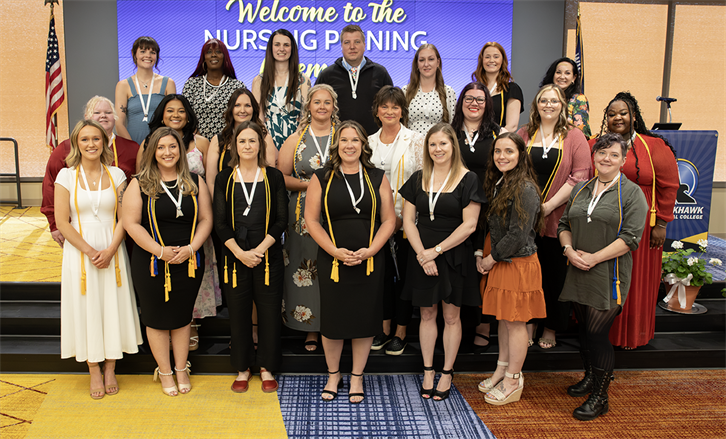 Blackhawk Nursing Graduates Honored in Pinning Ceremony